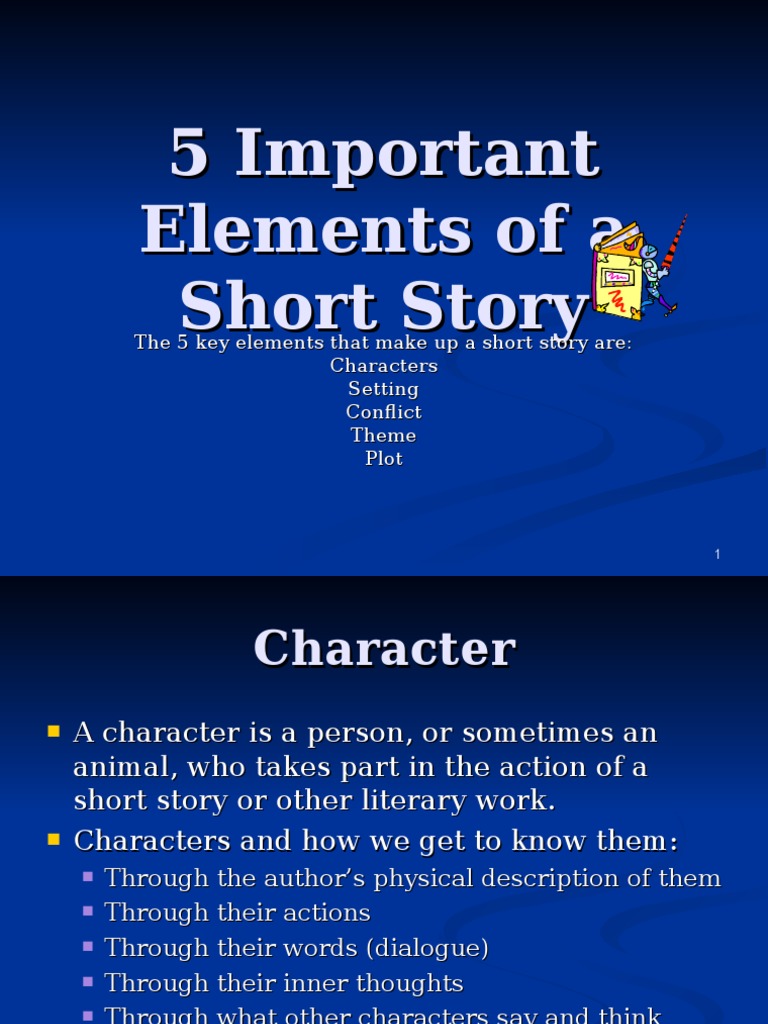 5 Elements of A Short Story | PDF | Plot (Narrative) | Psychological ...