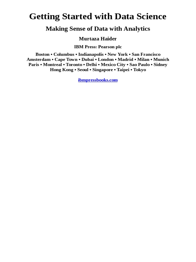 Páginas Desdemurtaza Haider-Getting Started With Data Science PDF | PDF