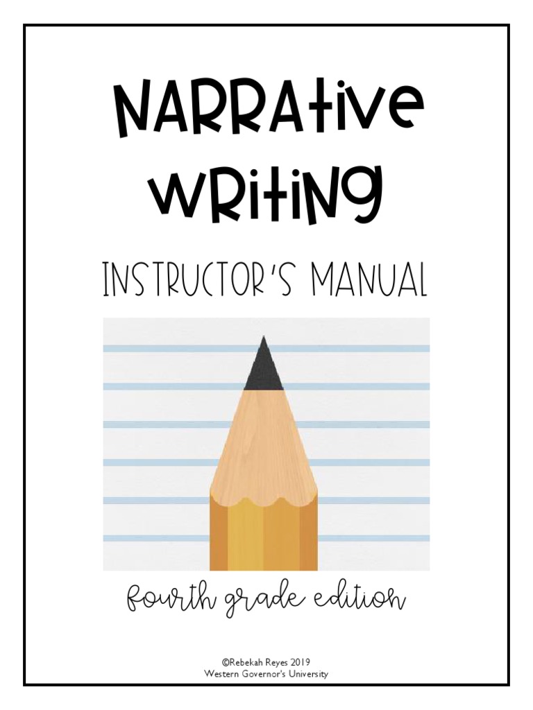 Narrative Writing Instructors Manual | PDF | Narrative | Rubric (Academic)