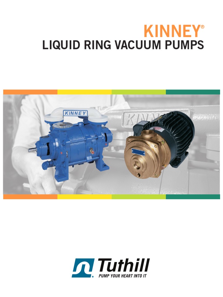 Liquid Ring Vacuum Pumps: Kinney | PDF | Pump | Continuum Mechanics