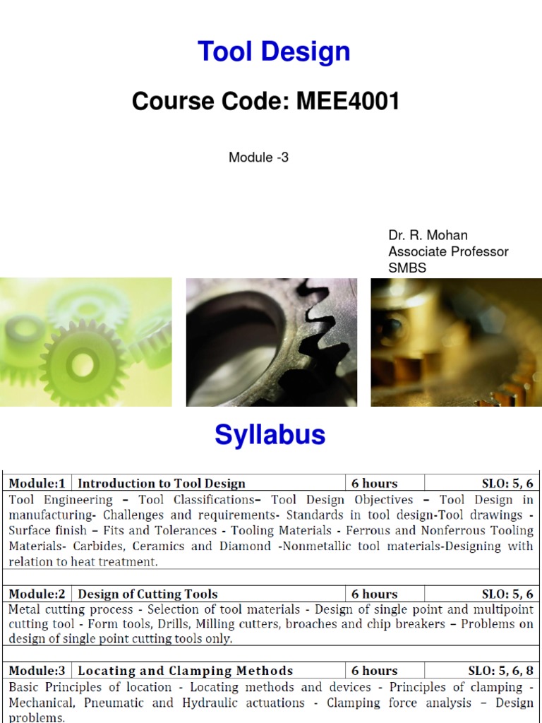 Module 3 - Locating and Clamping Methods PDF | PDF | Machining ...