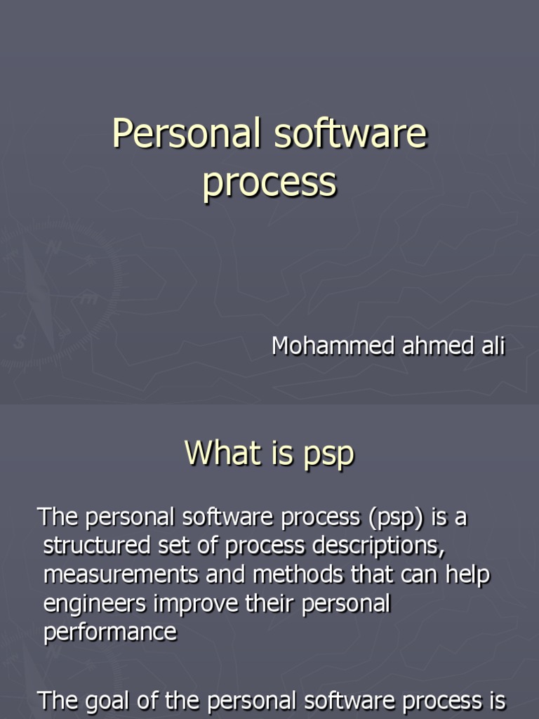 Personal Software Process: Mohammed Ahmed Ali | Download Free PDF ...
