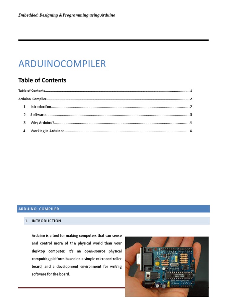 Arduino Compiler Pdf Arduino Areas Of Computer Science