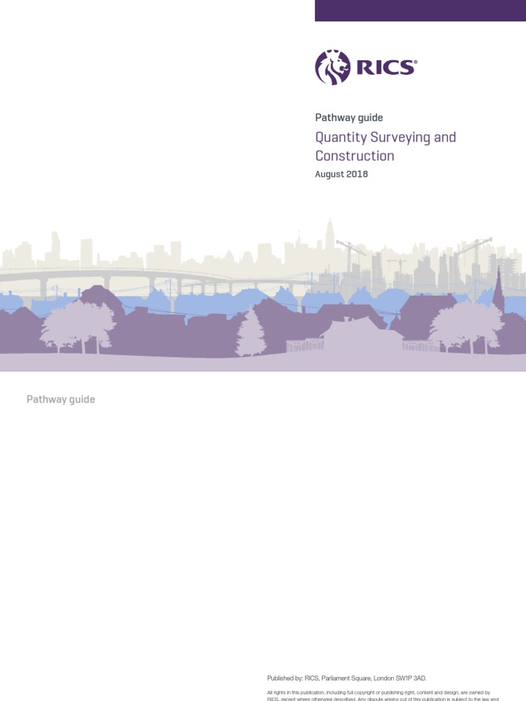 RICS QS and Construction Pathway Guide August 2018 | PDF ... RICS QS and Construction Pathway Guide August 2018 | PDF ...