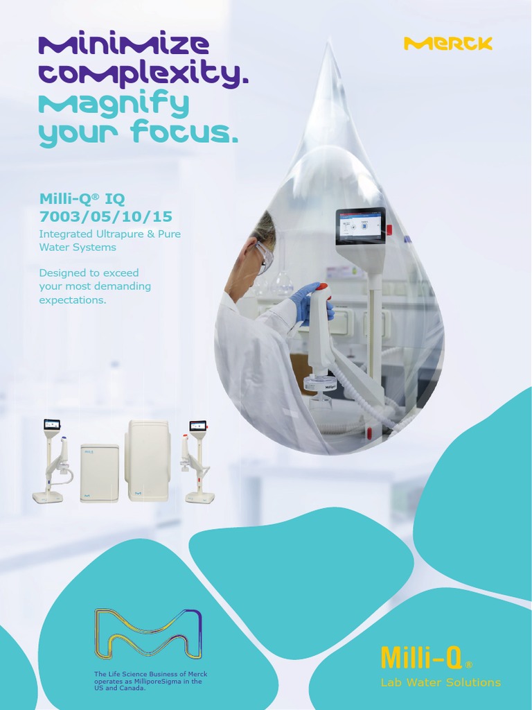 Milli-Q IQ 7003 - 05 - 10 - 15 - MK - BR2157EN - Merck - Web PDF | PDF ...