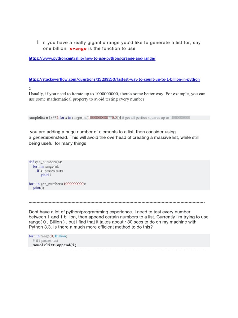 Big Billion Prrinting in Python | PDF