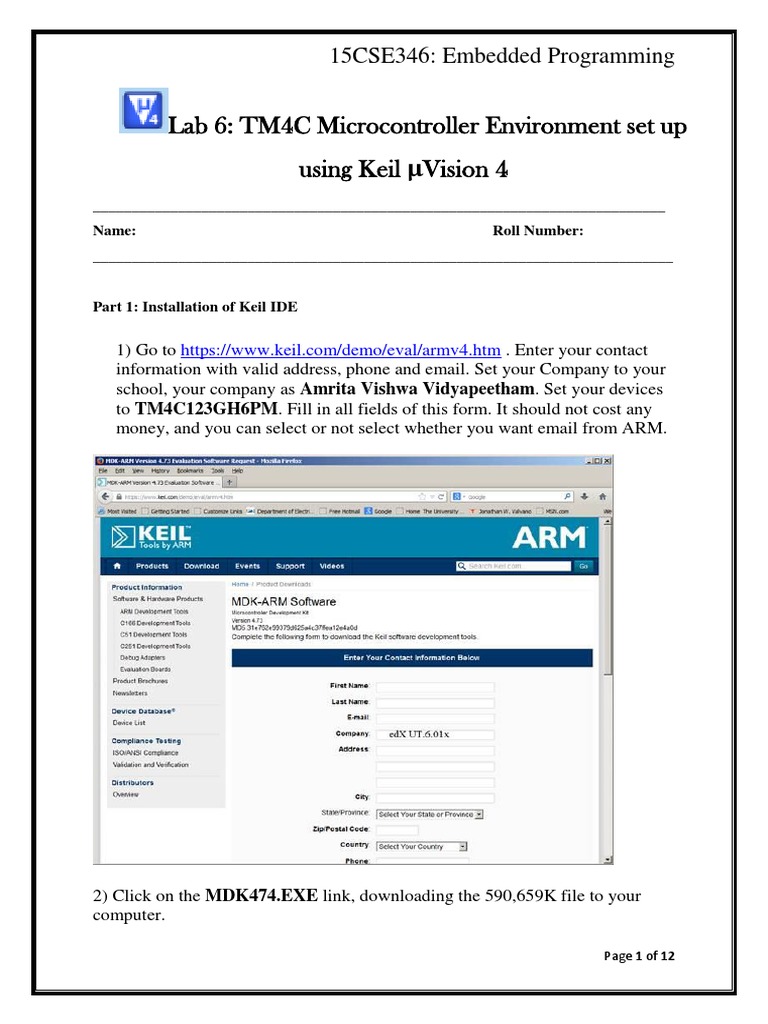 TM4C Microcontroller Setup Guide | PDF | Embedded System | Computer ...