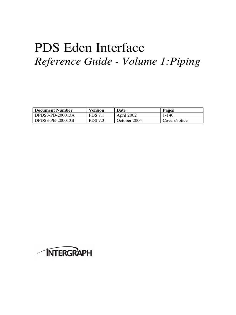 PDS Eden Piping PDF | PDF | Library (Computing) | Keyboard Shortcut