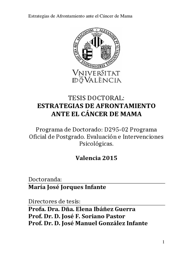 COPE Test PDF | PDF | Estrés (biología) | Cáncer