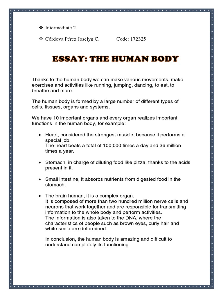 The Importance and Functions of the Major Organs in the Human Body: A ...