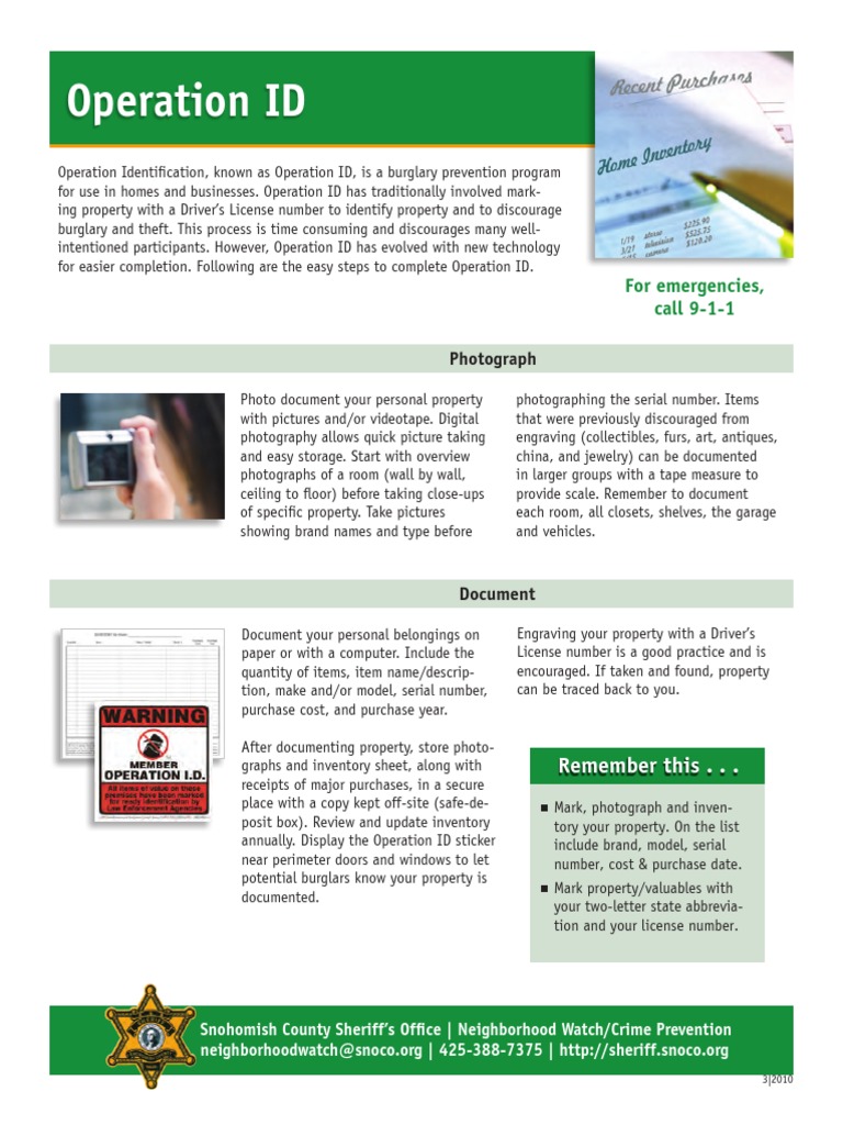 Operation ID - 201312020932562727 | Download Free PDF | Burglary ...