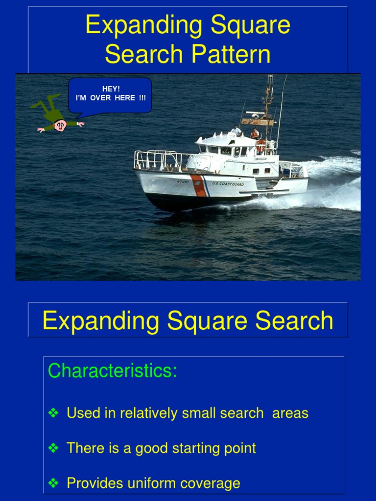 Expanding Square Search Pattern: Hey! I'M Over Here !!! | PDF | Speed ...