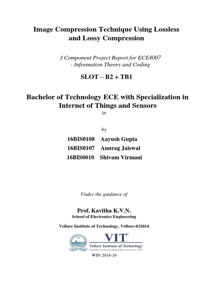 Image Compression Using Huffman Coding | PDF | Data Compression | Wavelet