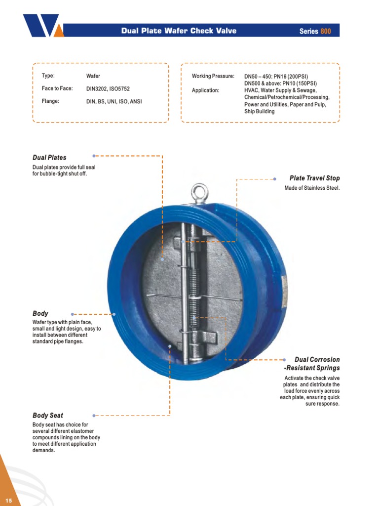 Wafer Check Valve PDF | PDF | Valve | Stainless Steel