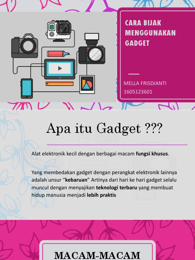 Cara Bijak Menggunakan Gadget | PDF