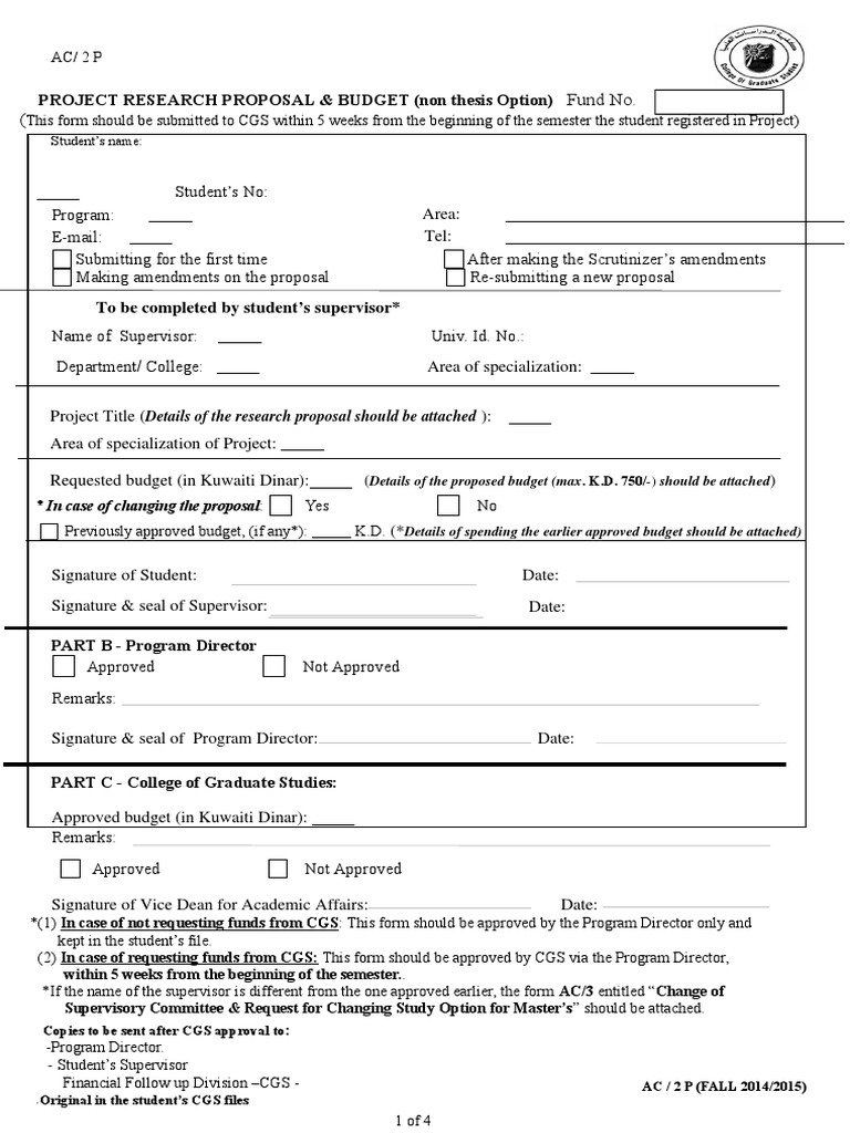 Research Proposal Budget Template | PDF | Thesis | Business