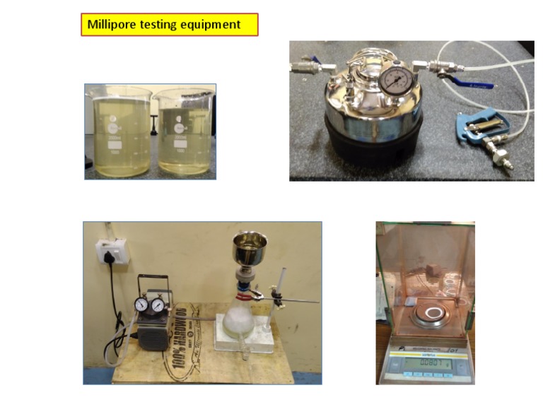 Millipore Testing Equipment | PDF