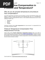 Flowmeter Selection Chart | PDF | Flow Measurement | Continuum Mechanics
