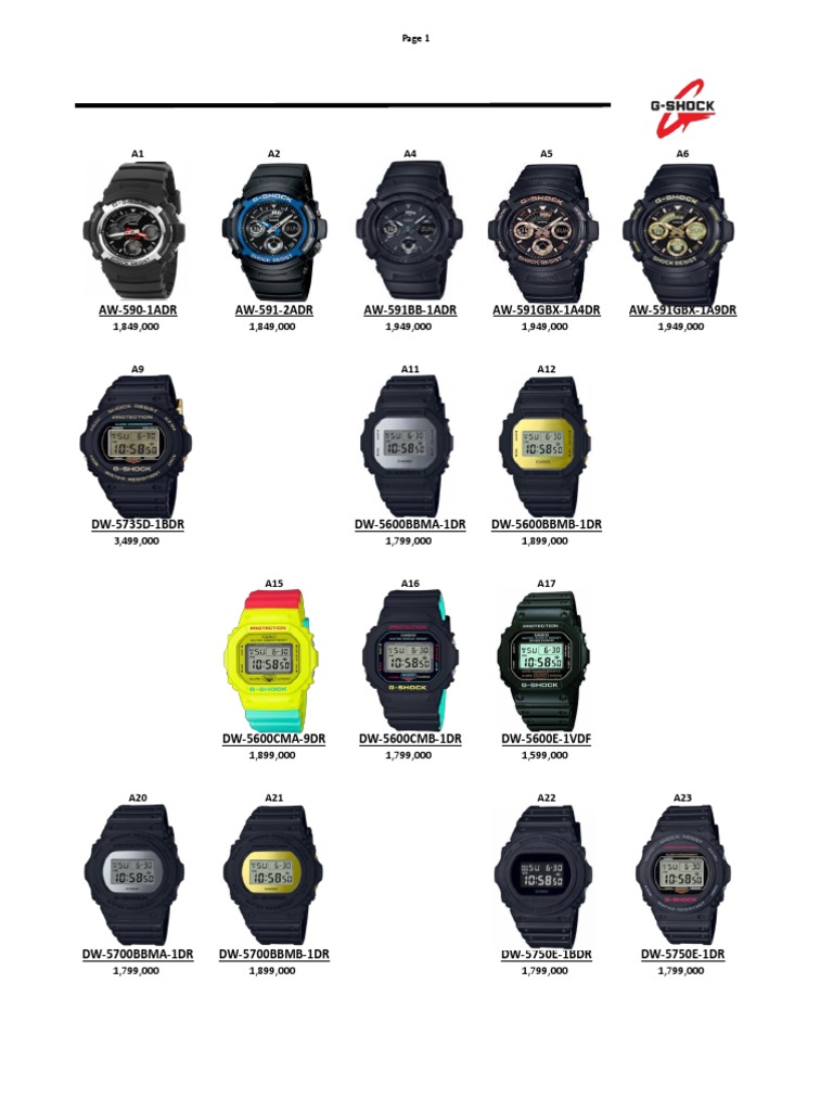Catalogue Casio - Jan 2019 PDF | PDF