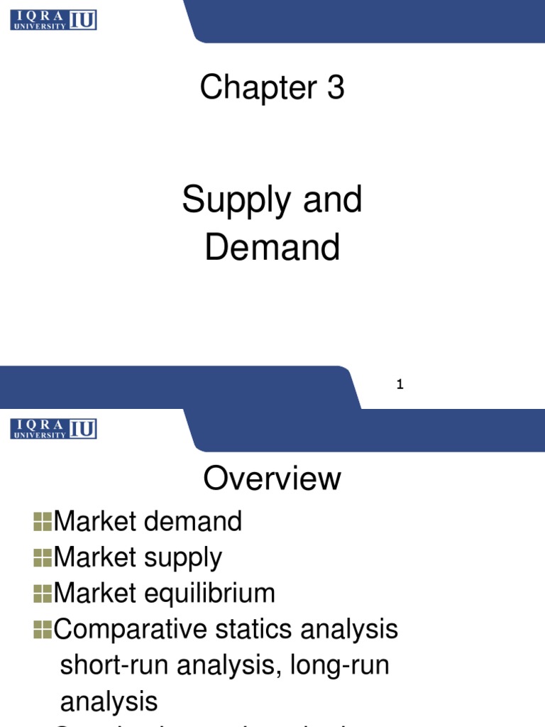 Lecture 2 | PDF | Supply And Demand | Economic Equilibrium