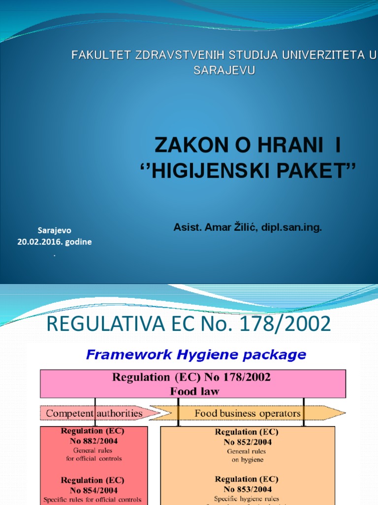 Zakon o Hrani | PDF
