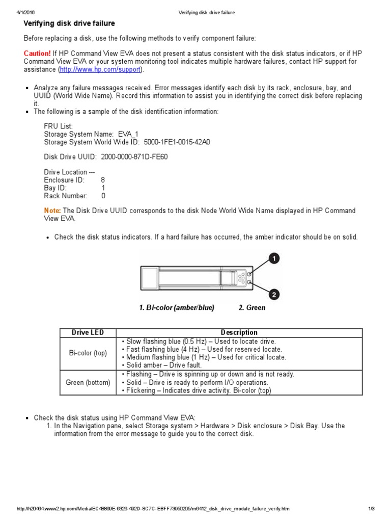 Disk Drive Failure Verification Guide | PDF | Hard Disk Drive ...