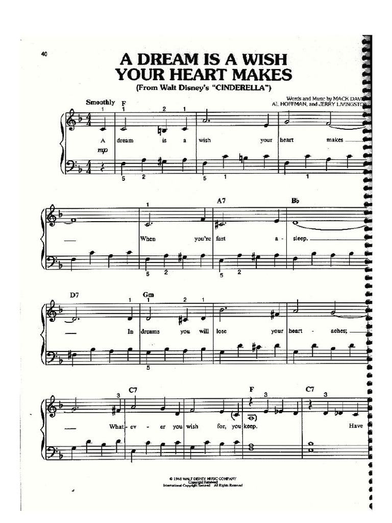 A Dream Is A Wish Your Heart Makes PDF | PDF