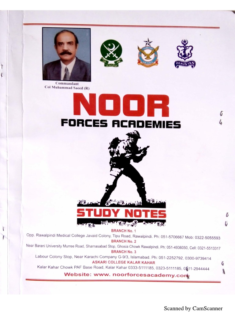 Noor Academy Complete Notes PDF | PDF