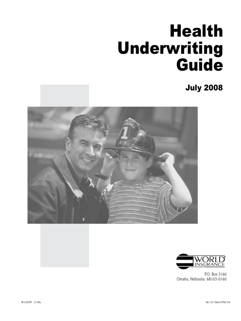 Underwriting Guide | PDF | Underwriting | Coronary Artery Disease
