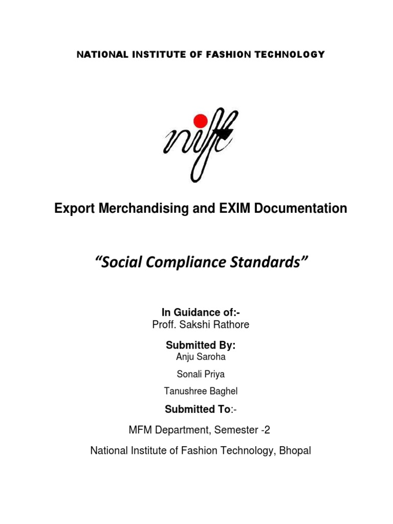 Social Compliance Standards | PDF | Economies | Business