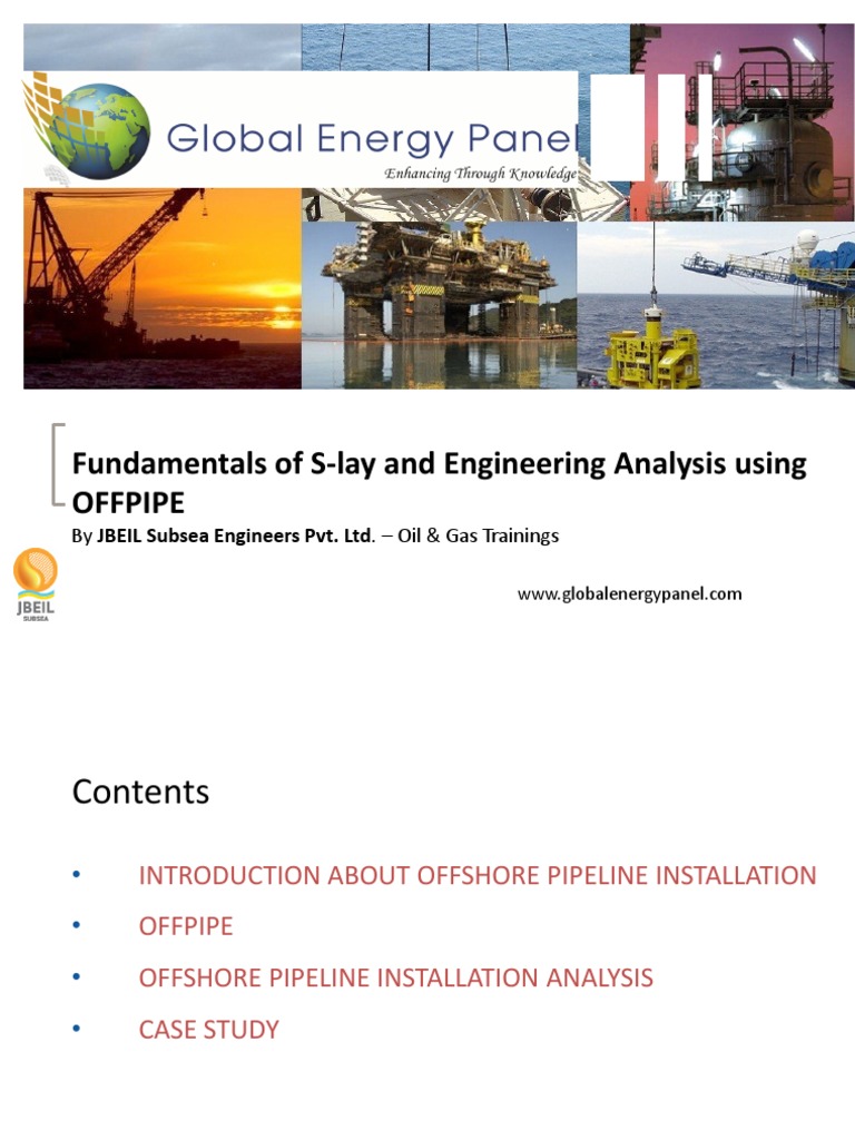 Fundamentals of S Lay and Engineering Analysis Using OFFPIPE GEP PDF ...