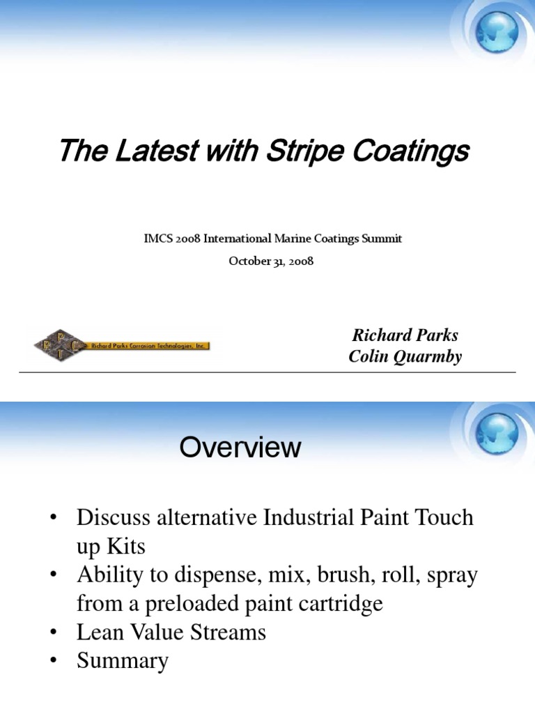 The Latest with Stripe Coatings: An Overview of Cartridge-Based Stripe ...