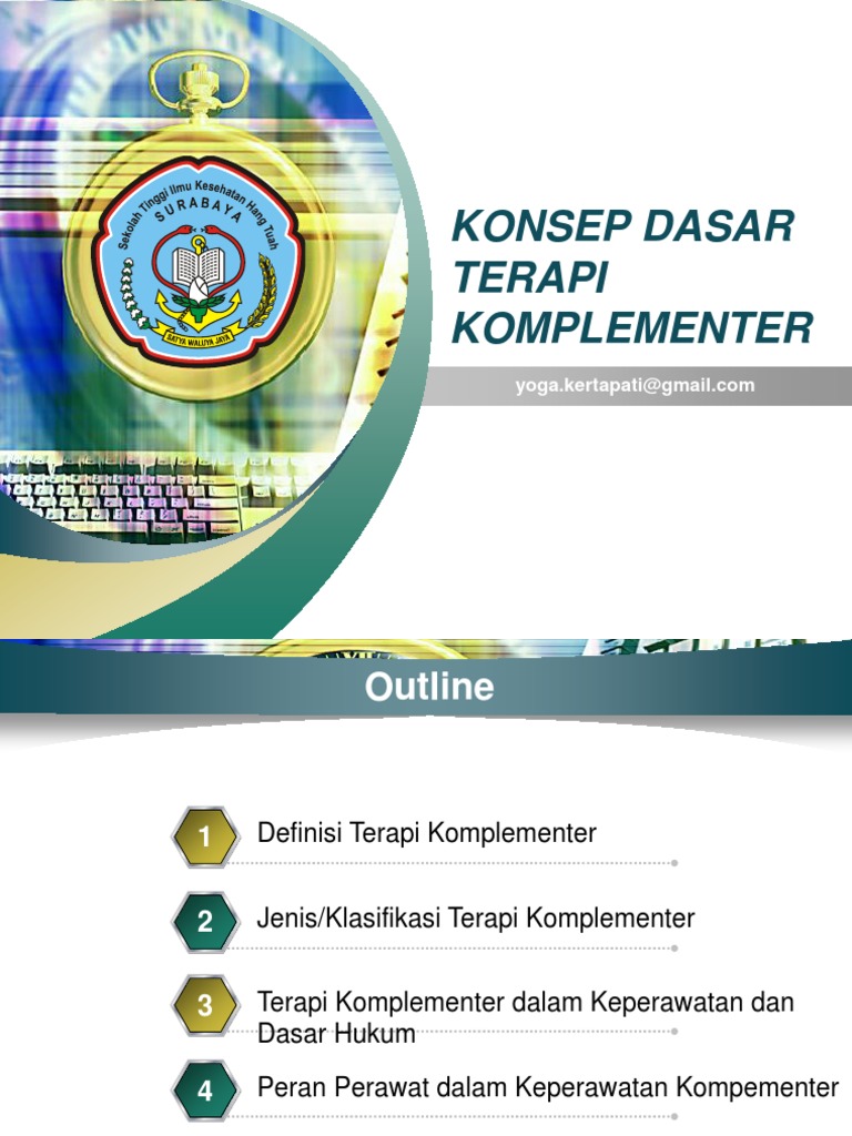 1 Konsep Dasar Terapi Komplementer - Ykp | PDF