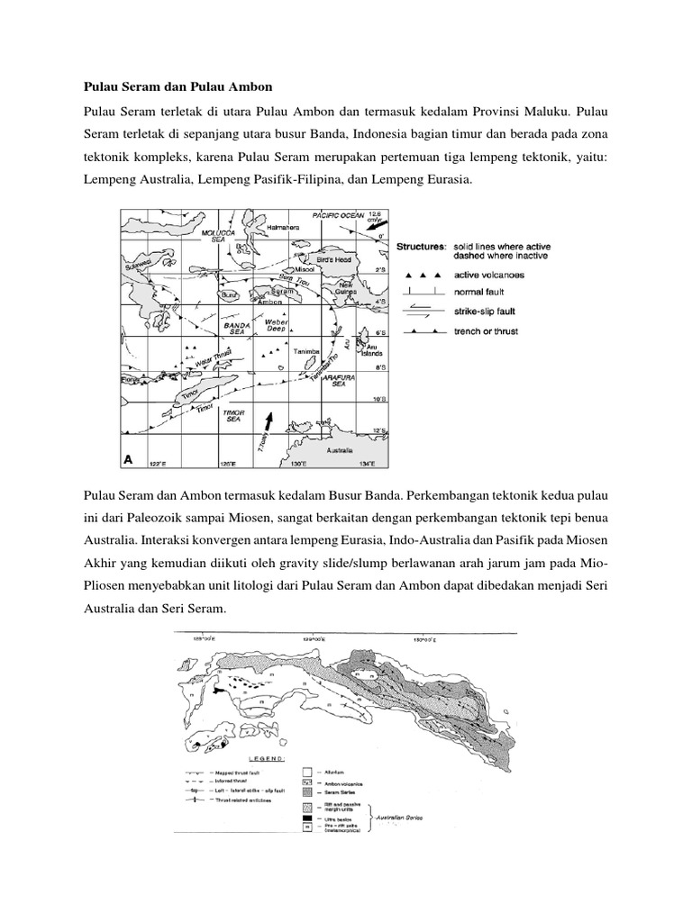 Geologi Pulau Seram dan Ambon | PDF