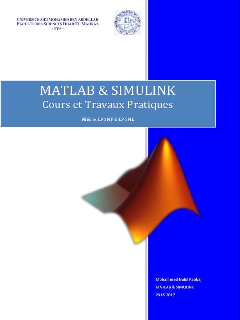 Matlabandsimulink Pdf Pdf Matlab Variable Informatique