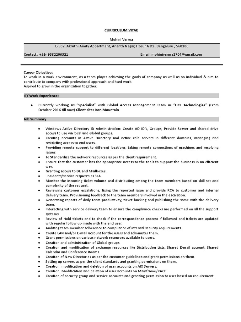Autosys Resume | PDF | Active Directory | Operating System