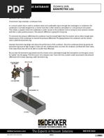 Barometric Leg Defined | PDF | Vacuum | Pressure