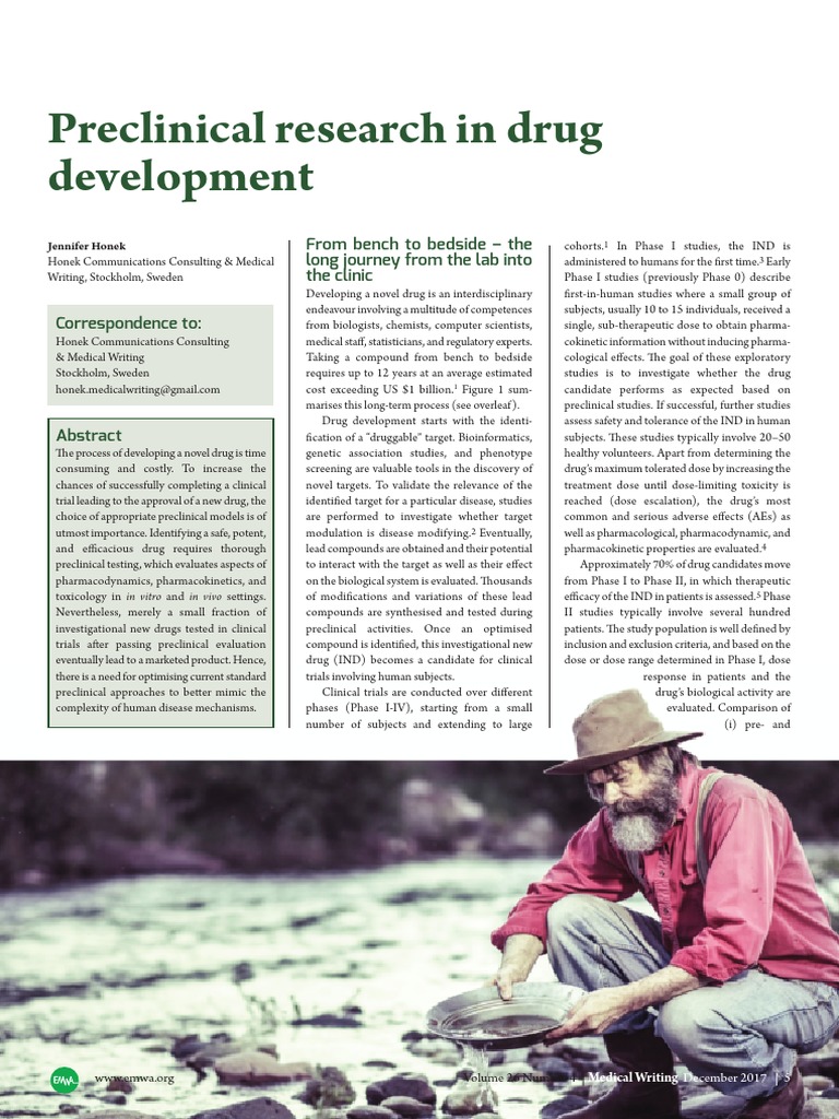 Preclinical Studies in Drug Development | PDF | Phases Of Clinical ...