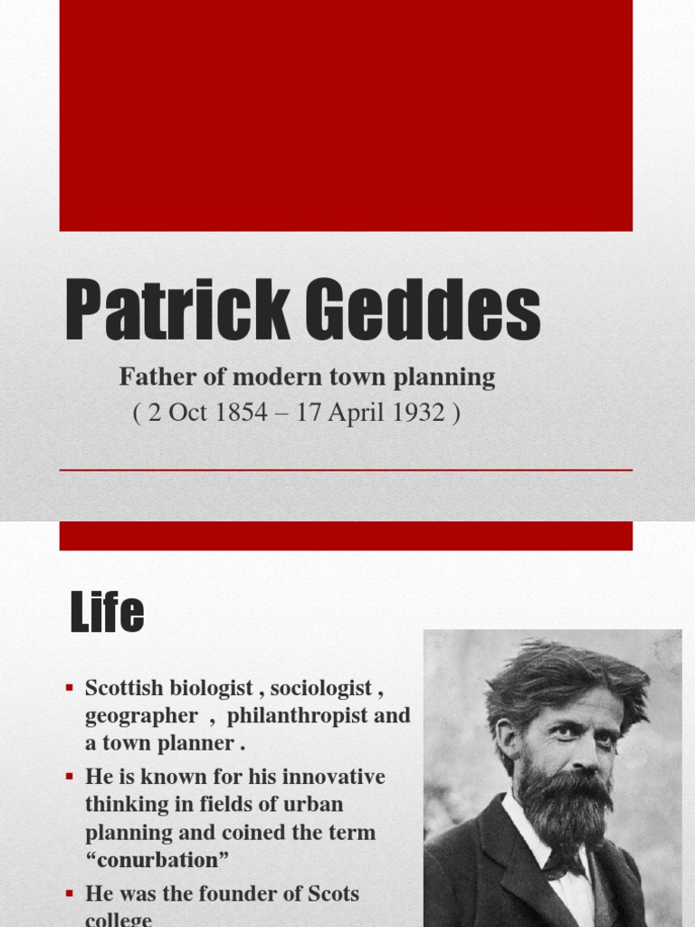 Patrick Geddes | PDF