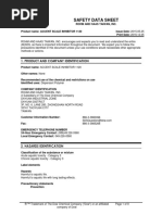 MSDS-Acumer 1000 | PDF | Toxicity | Physical Sciences