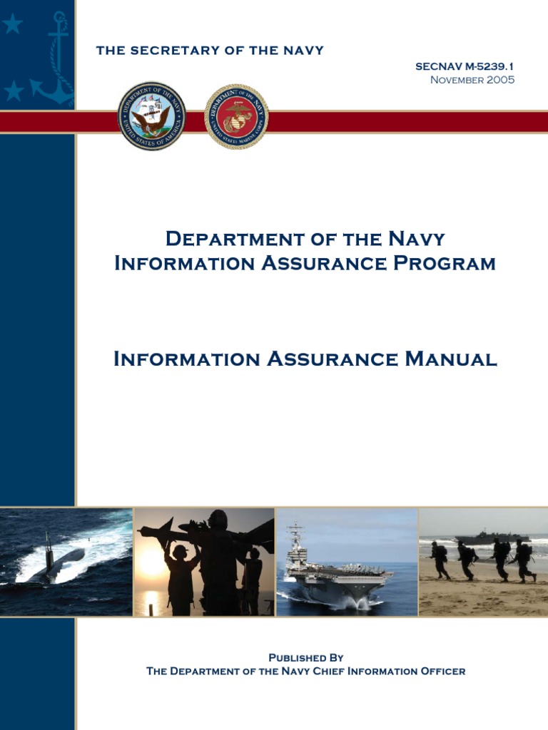 Secnav M-5239.1 PDF | PDF | Information Security | Risk Management