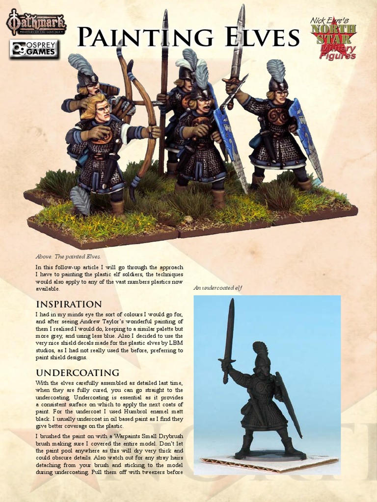 OATHMARK Painting Elves PDF | PDF | Varnish | Grey