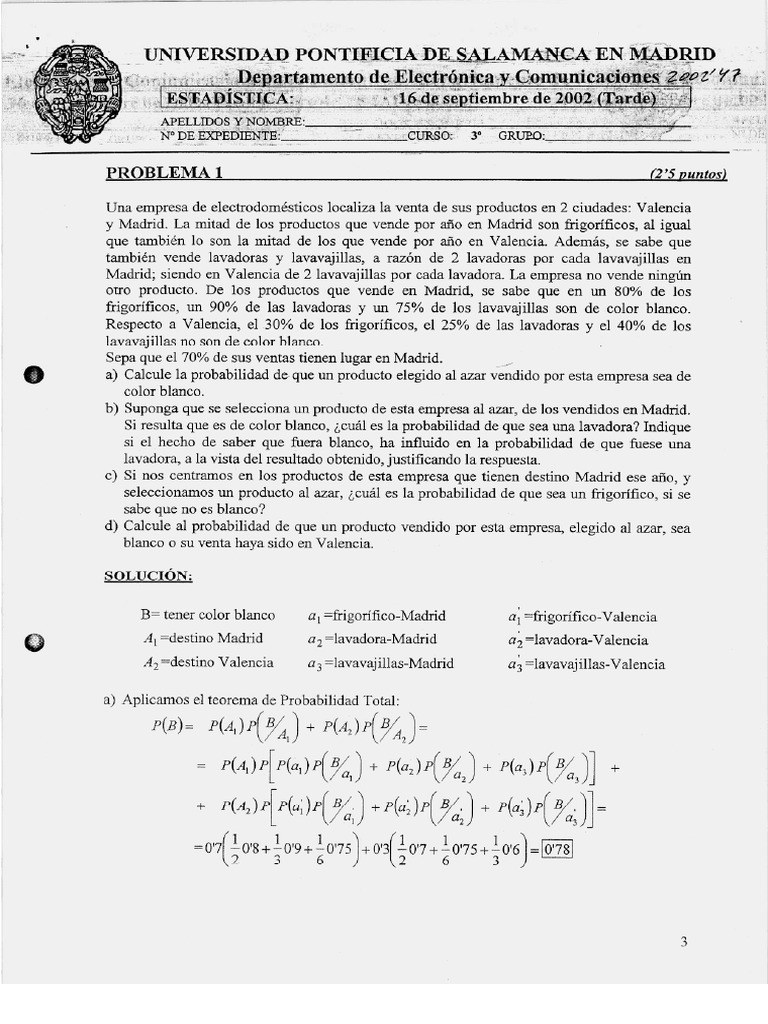 Ejercicios Resueltos 1 PDF | PDF | Función continua | Variable aleatoria