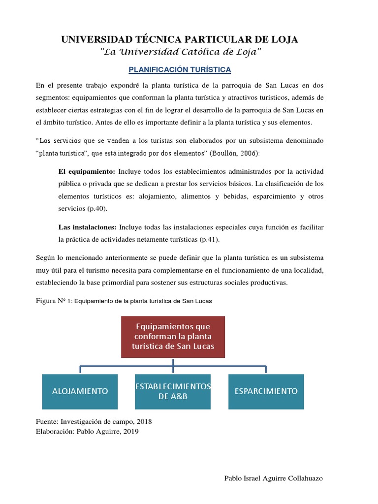 Planta Turística de San Lucas | PDF | Turismo | Economias