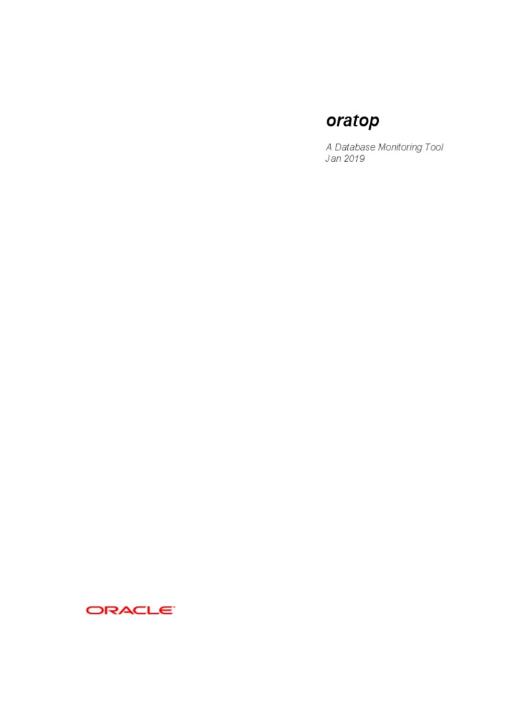 Oratop Pdf Command Line Interface Application Programming Interface 2566