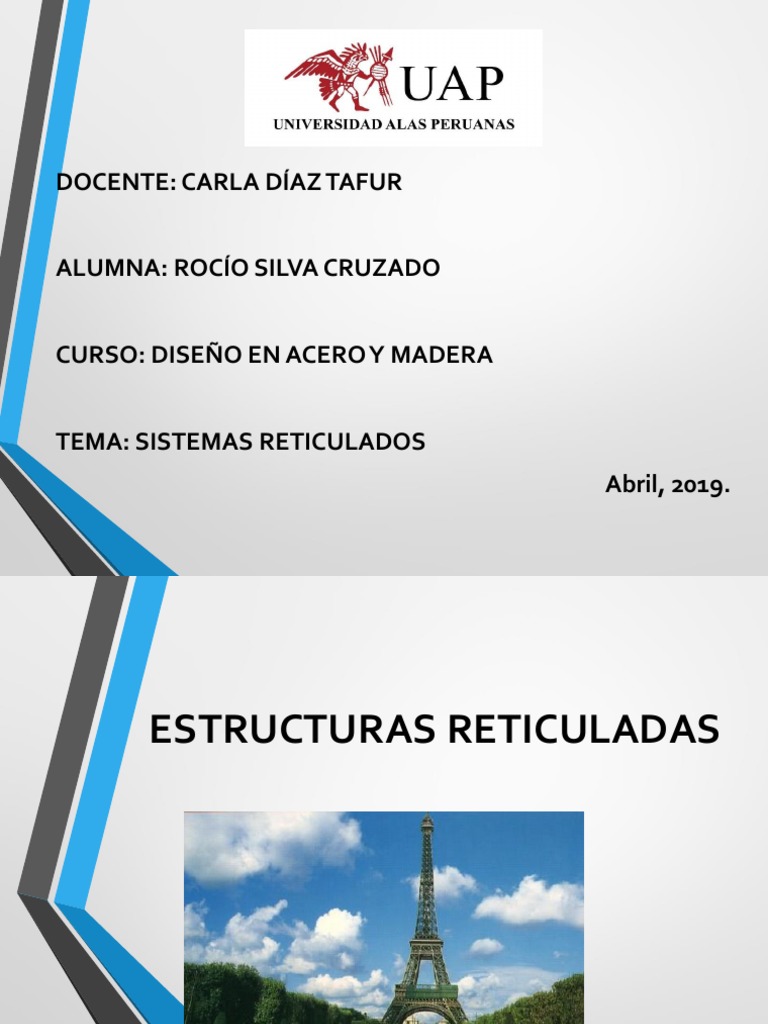 Sistemas Reticulados en Estructuras | PDF | Braguero | Ingeniería mecánica