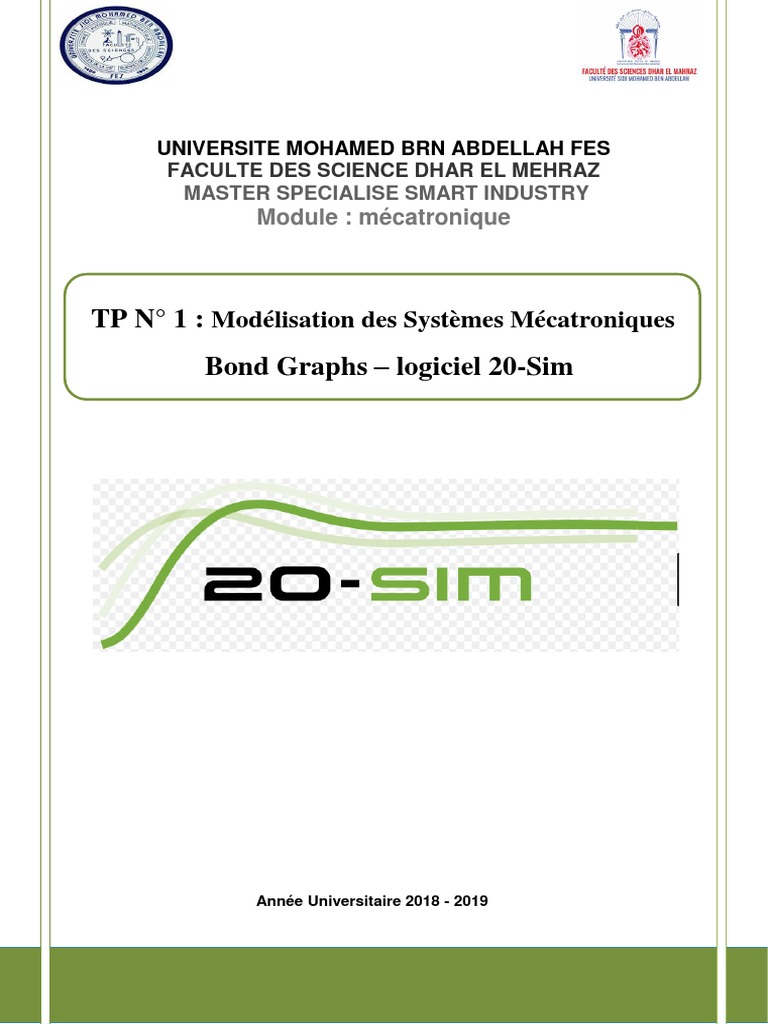 Modélisation Mécatronique avec 20-Sim | PDF