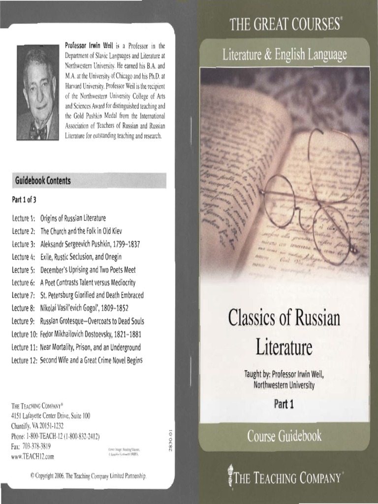 Book - Classics of Russian Literature, Part I PDF | PDF