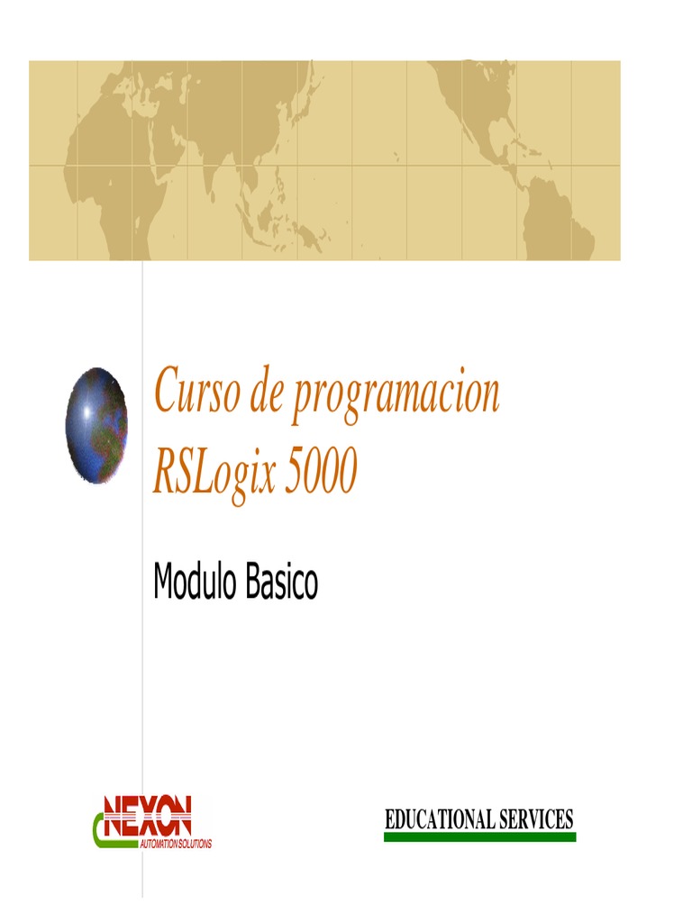 RSLogix 5000 CURSO BASICO DE PROGRAMACIÓN PDF | PDF | Unidad Central de procesamiento | Tipo de ...