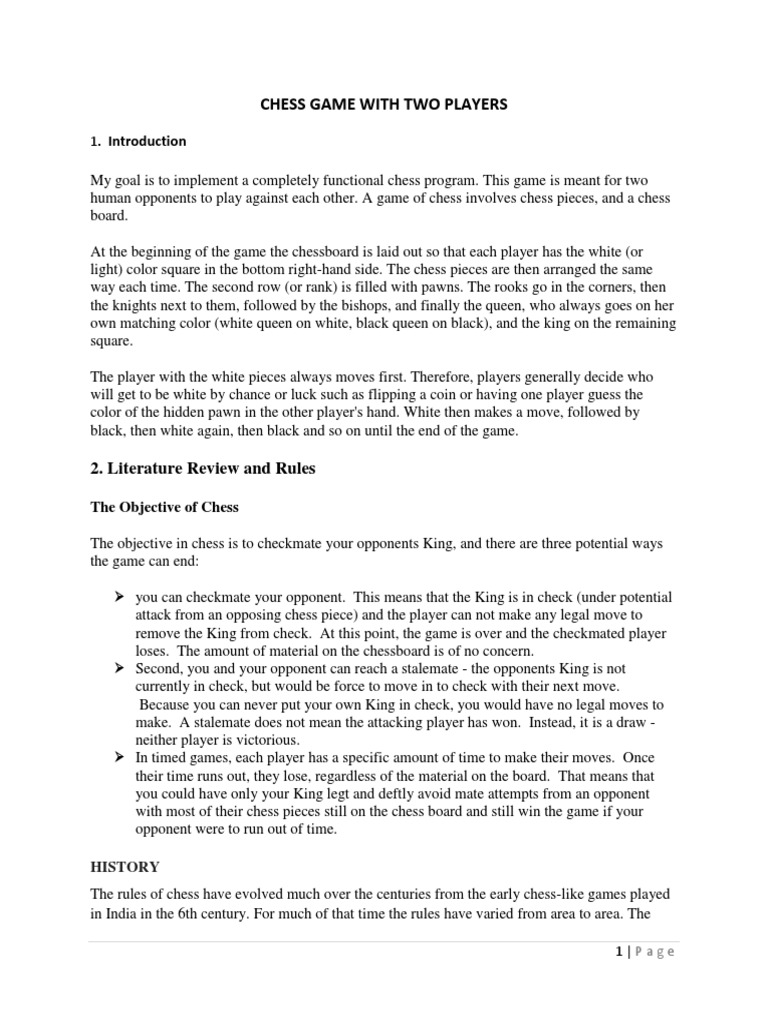 Project Chess | PDF | Chess Openings | Chess